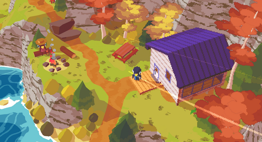 A Short Hike review - hike, run and glide in this beautiful adventure